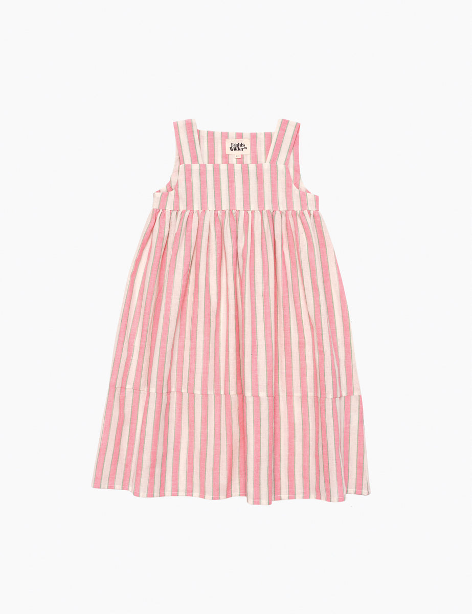 Patti Dress in Carousel Stripe – Spilled Milk